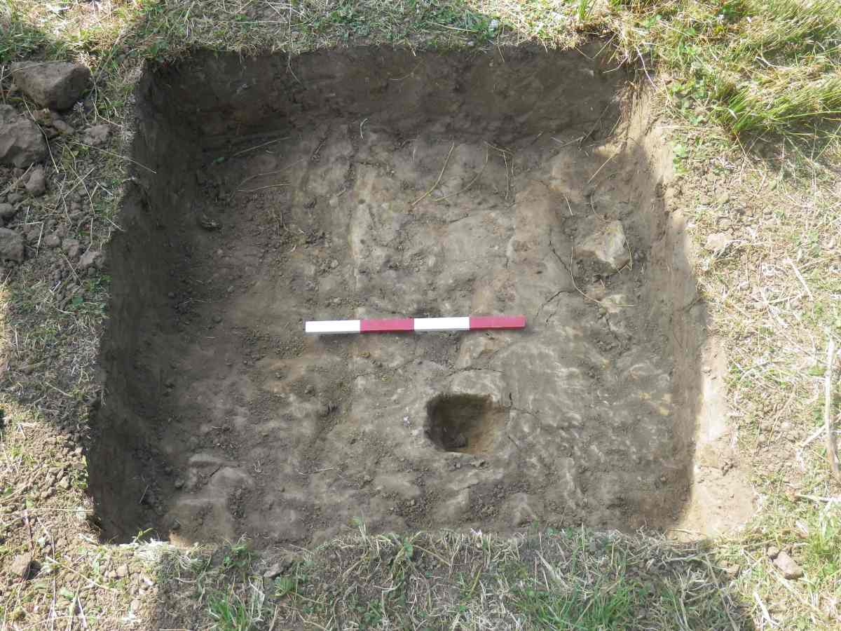 neolithic post hole | 'Hands on Heritage' in the Avalon Marshes