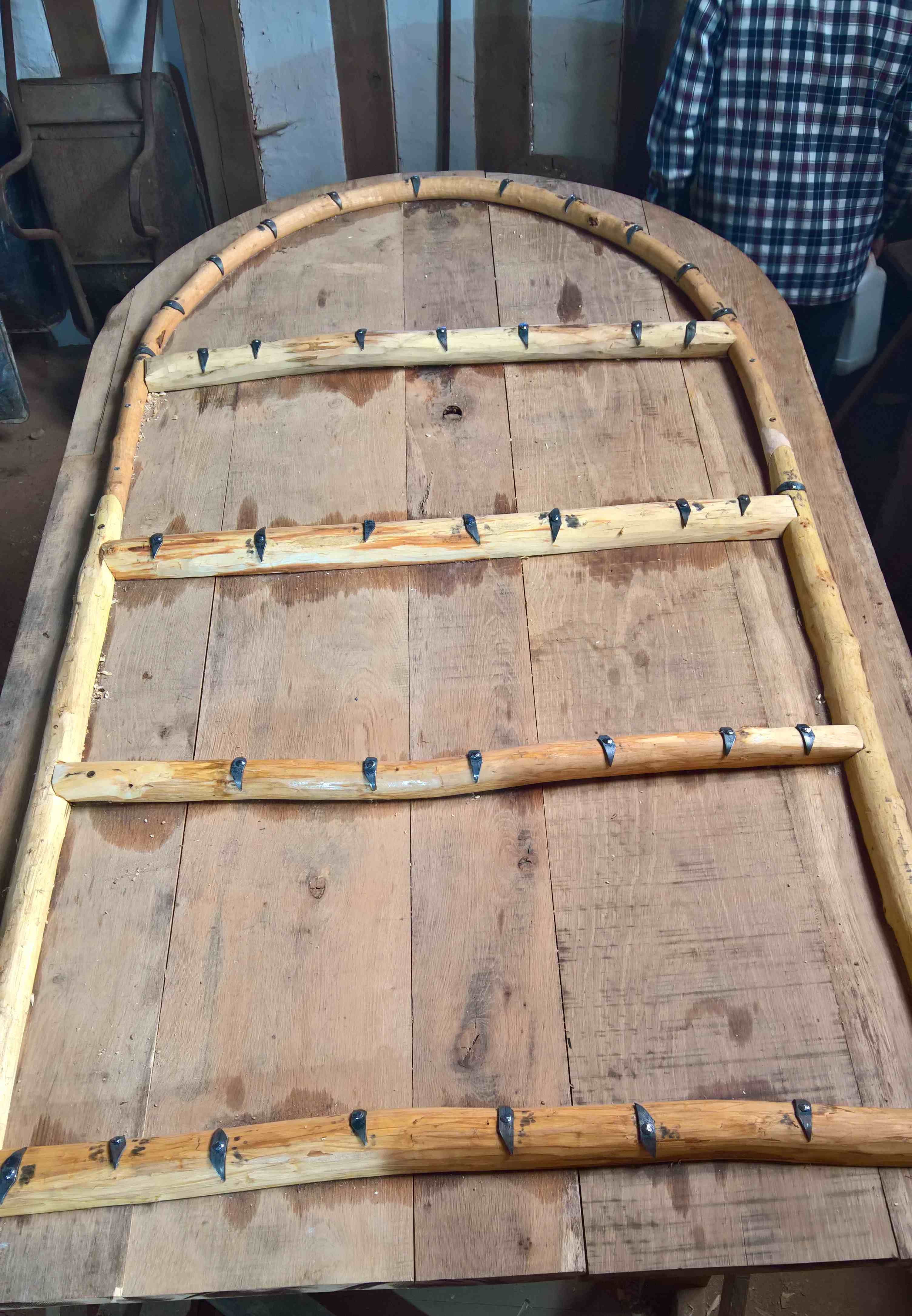 riveted frame | 'Hands on Heritage' in the Avalon Marshes