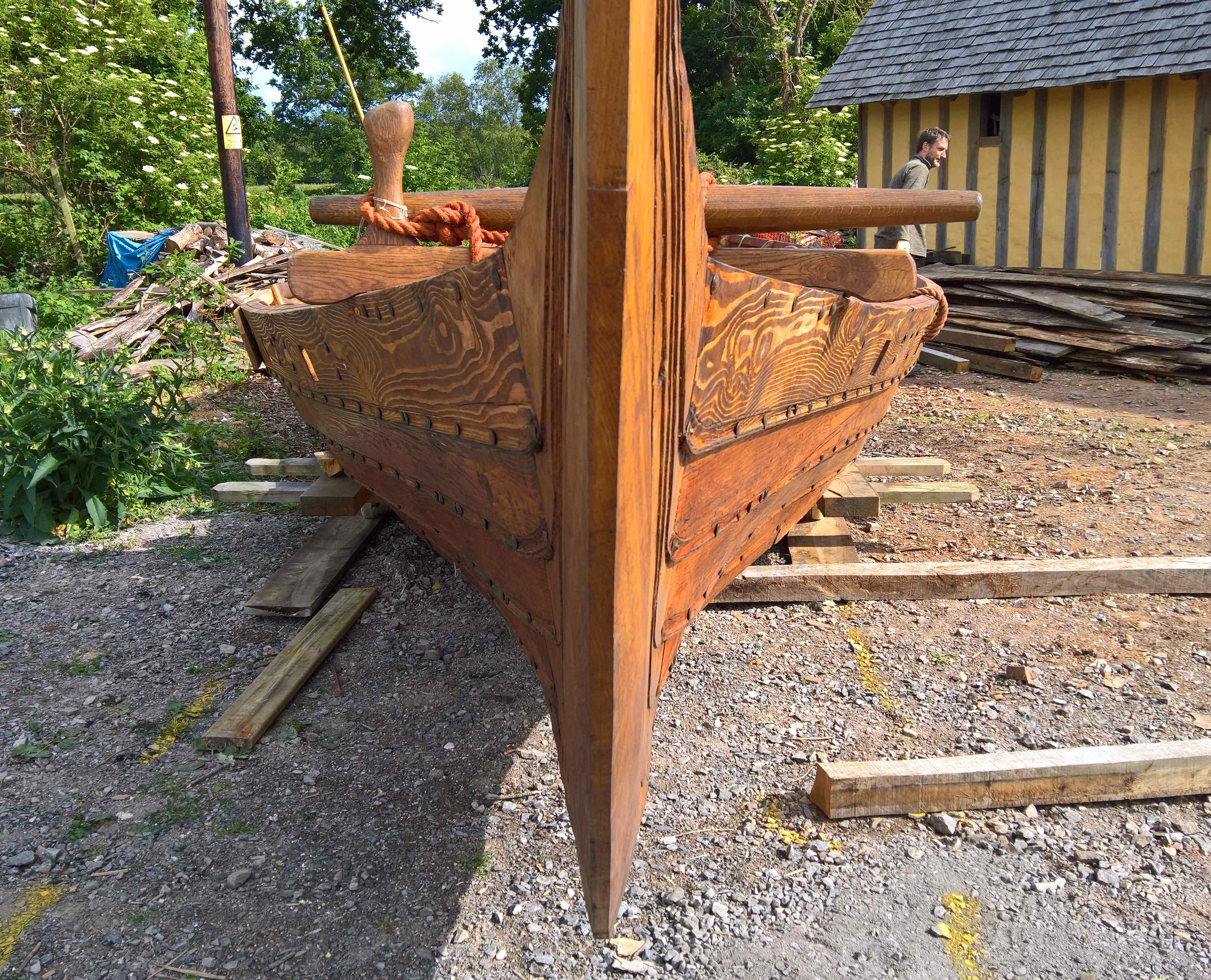 The Viking boat | 'Hands on Heritage' in the Avalon Marshes